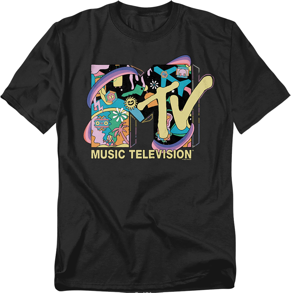 Retro Vacation Logo MTV T-Shirt