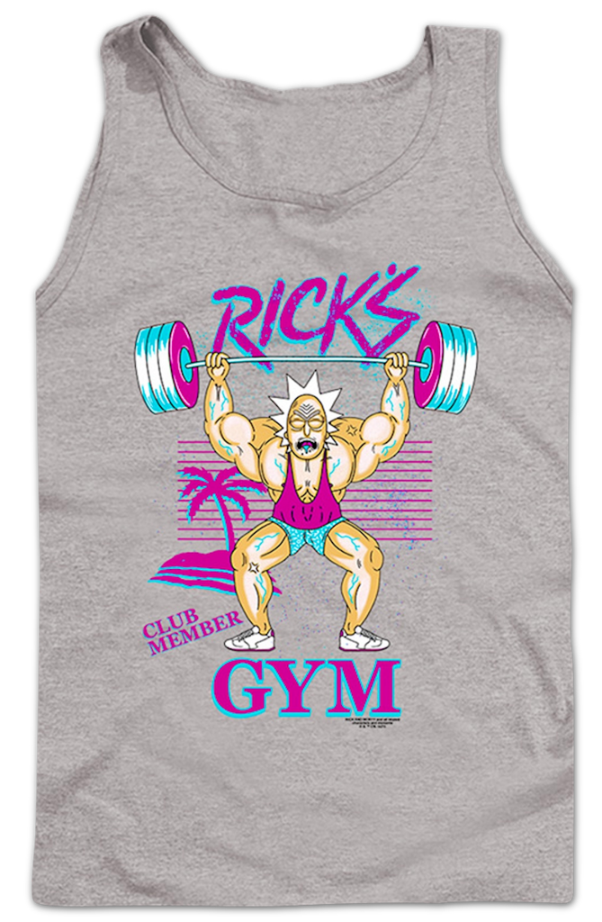 Rick's Gym Rick And Morty Tank Top