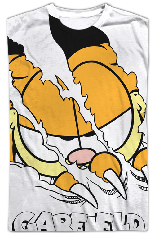 Ripped Garfield T-Shirt: Garfield Mens T-Shirt