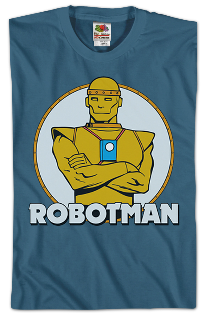 Robotman DC Comics T-Shirt Men's