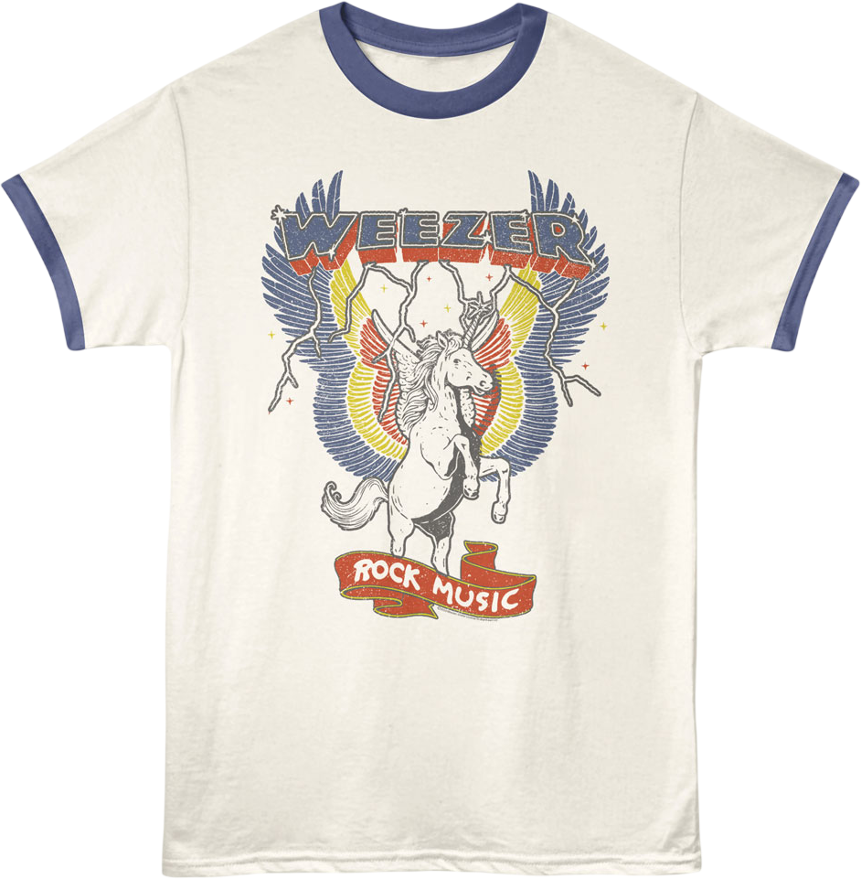 Rock Music Weezer Ringer Shirt