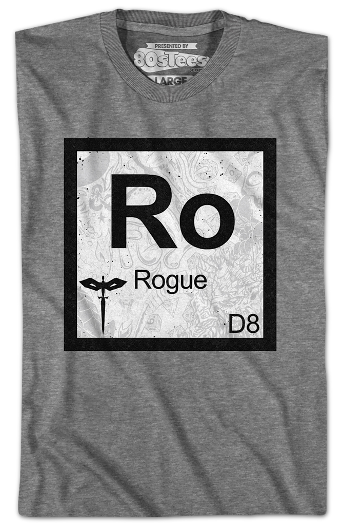 Rogue Element Symbol Dungeons & Dragons T-Shirt