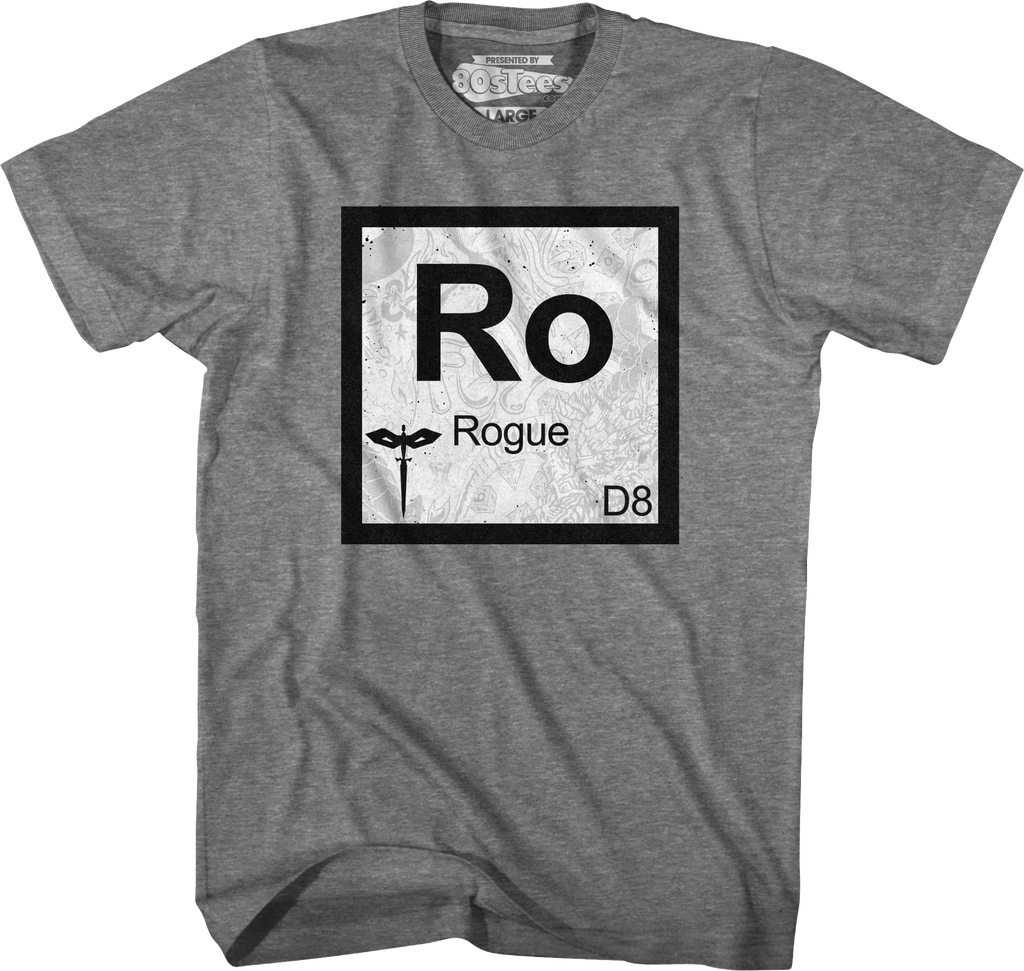 Rogue Element Symbol Dungeons & Dragons T-Shirt