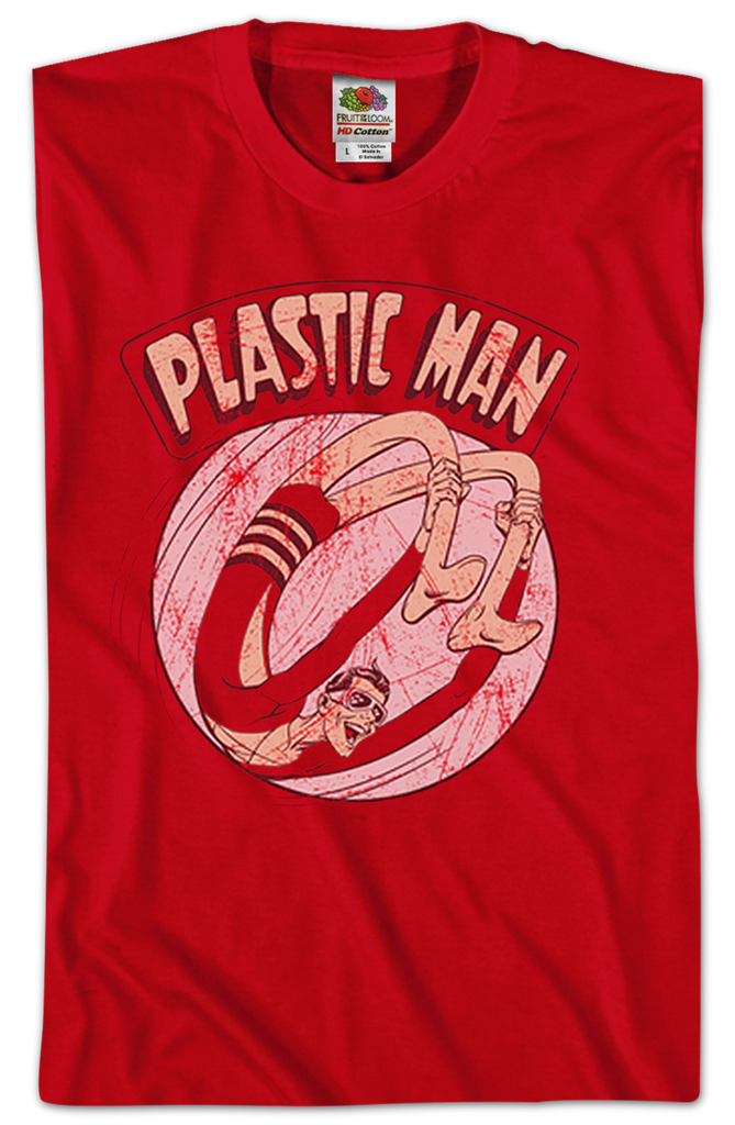 Rolling Plastic Man T-Shirt DC Comimcs