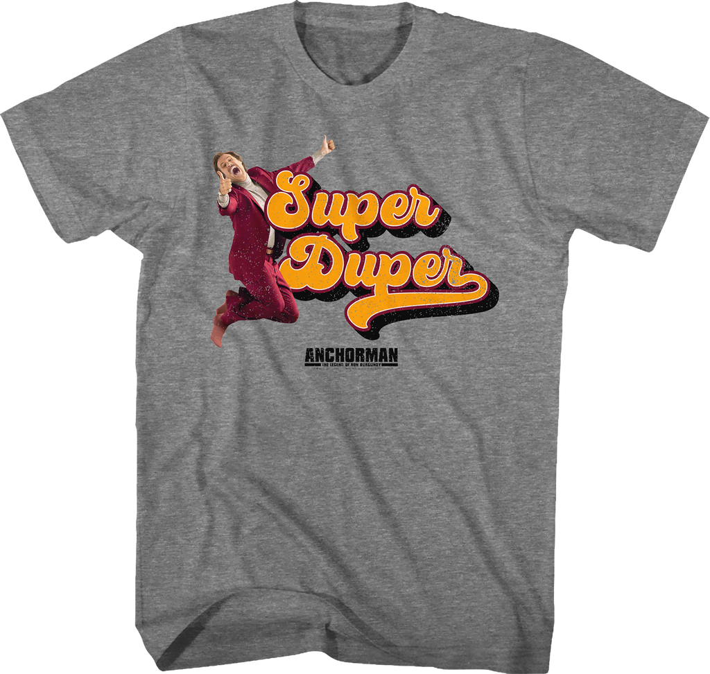 Ron Burgundy Super Duper Anchorman T-Shirt