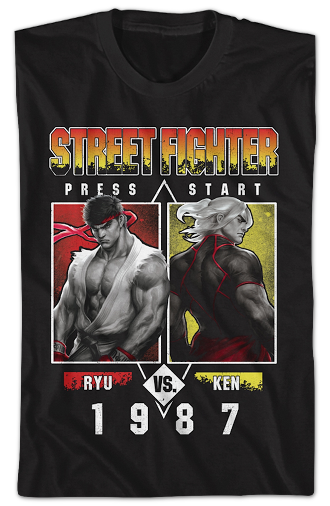 Ryu vs. Ken 1987 Street Fighter T-Shirt