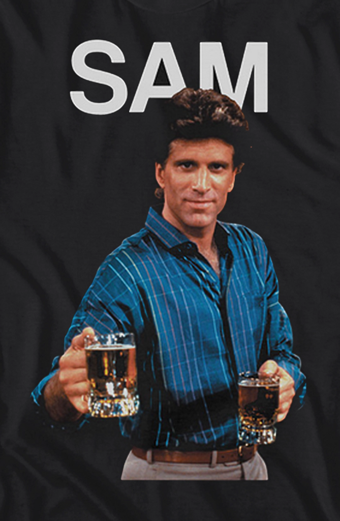 Sam Cheers T-Shirt: Cheers Mens T-Shirt