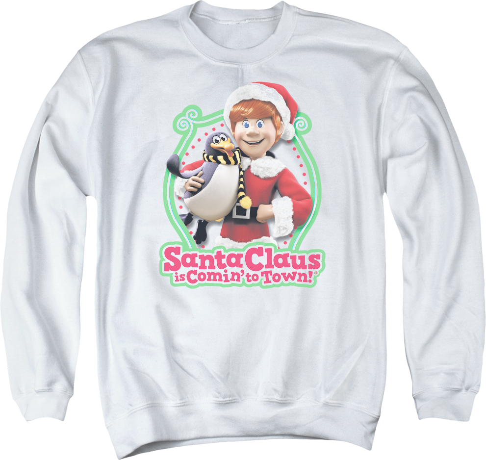 Topper And Kris Kringle Santa Claus Is Comin' To Town Sweatshirt