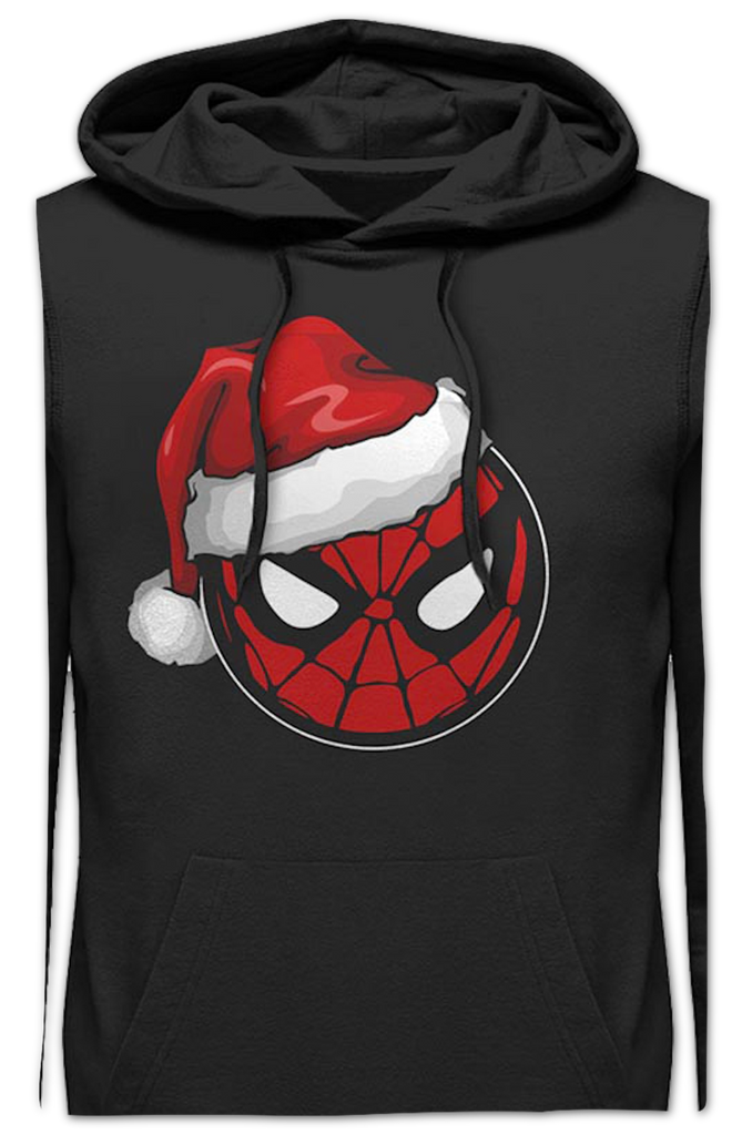 Santa Hat Spider-Man Marvel Comics Hoodie
