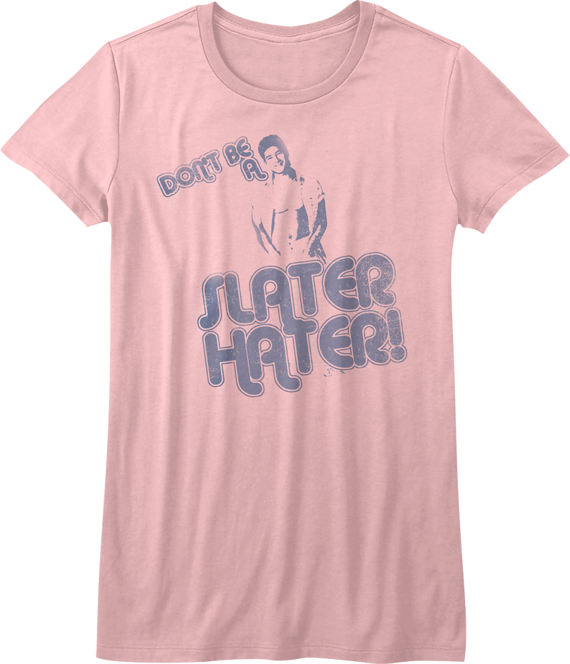 Ladies Saved By The Bell Slater Hater Shirt