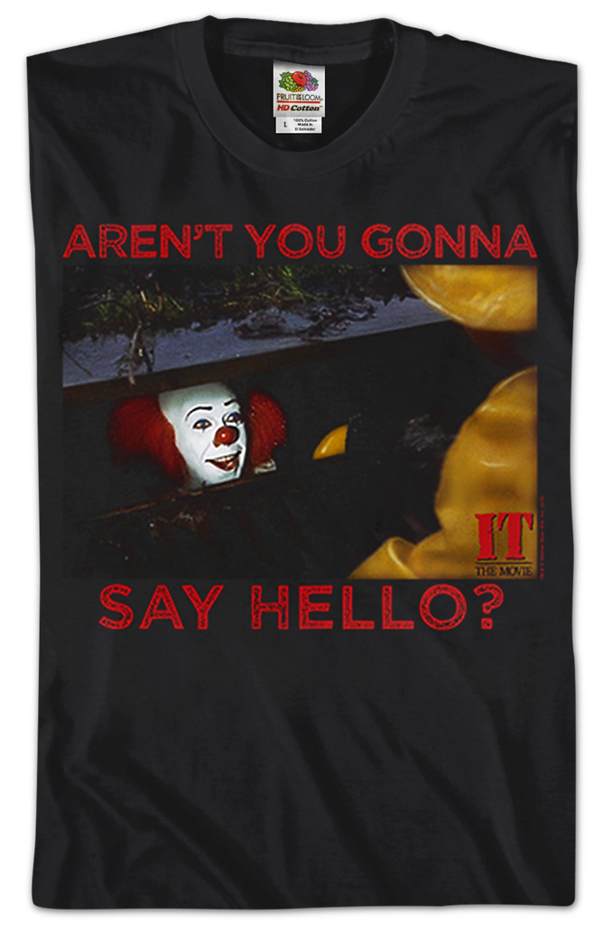 Say Hello IT Shirt: IT Mens T-Shirt