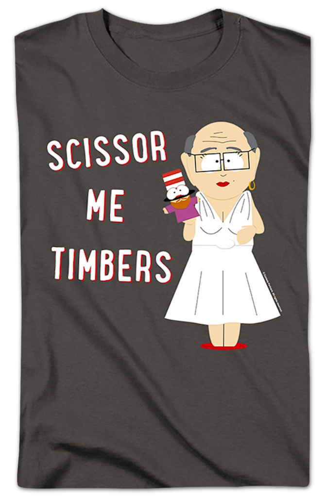 Scissor Me Timbers South Park T-Shirt