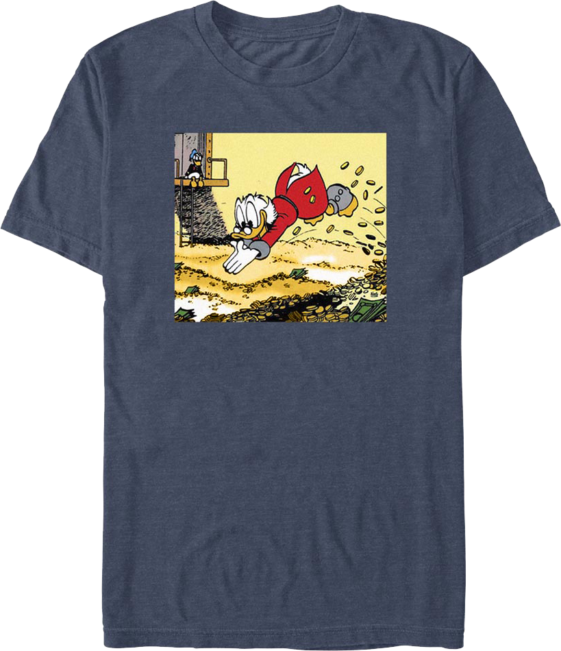 Scrooge McDuck's Money Vault Dive DuckTales T-Shirt