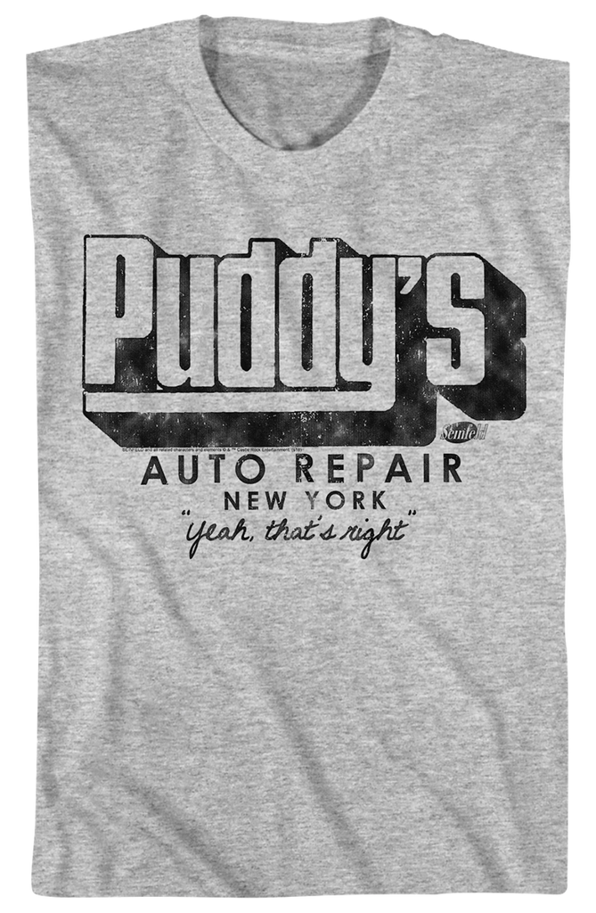 Seinfeld Puddys Auto Repair Shirt