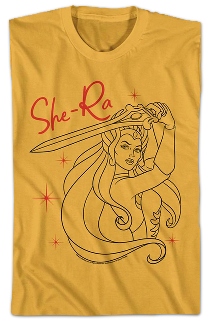 She-Ra Sketch Masters of the Universe T-Shirt