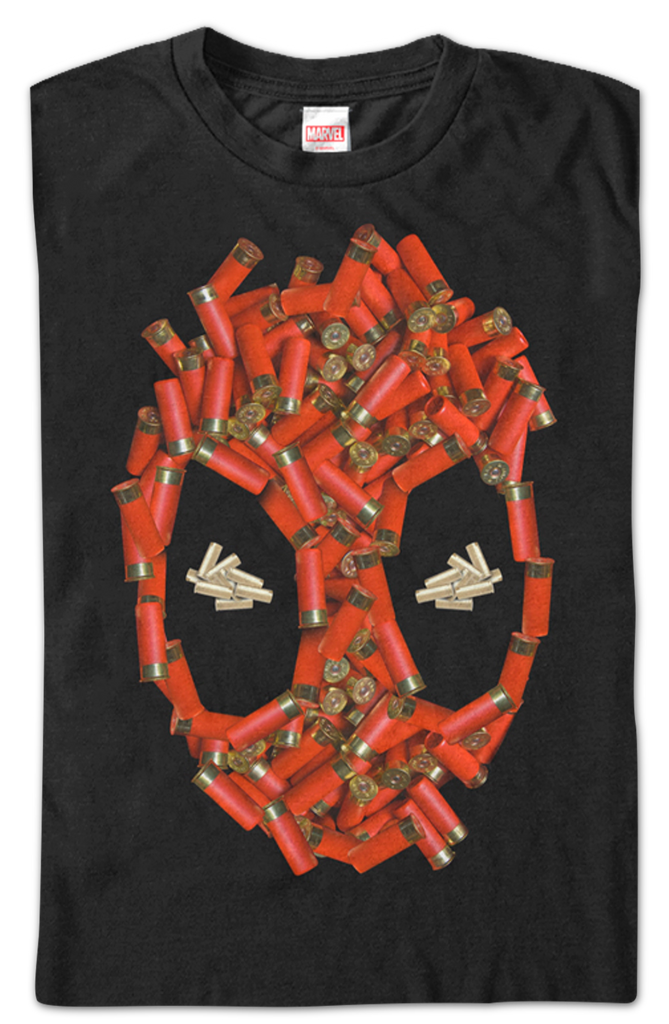 Shell Cases Deadpool T-Shirt Marvel Comics