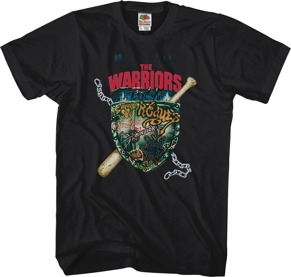 Shield Warriors T-Shirt: Warriors Mens T-shirt