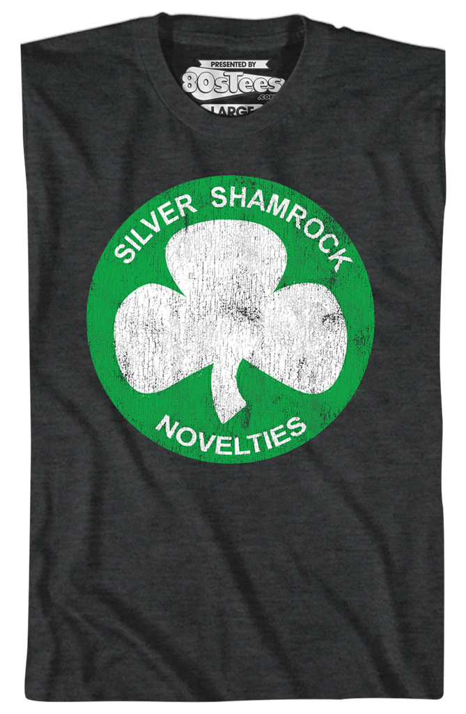 Silver Shamrock Logo Halloween III T-Shirt