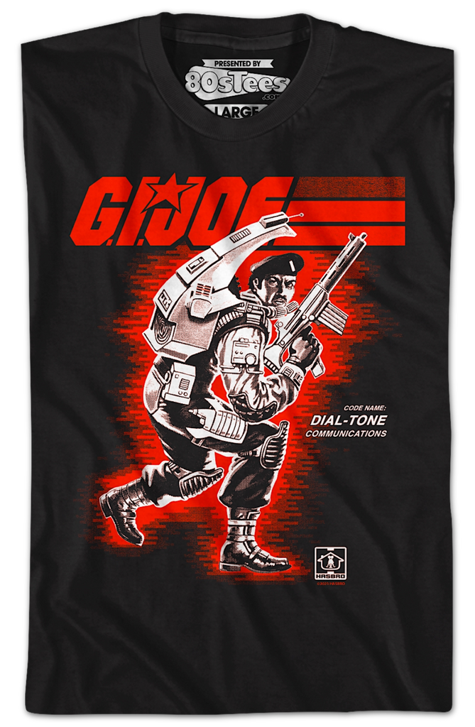 Simple Box Art Dial-Tone GI Joe T-Shirt