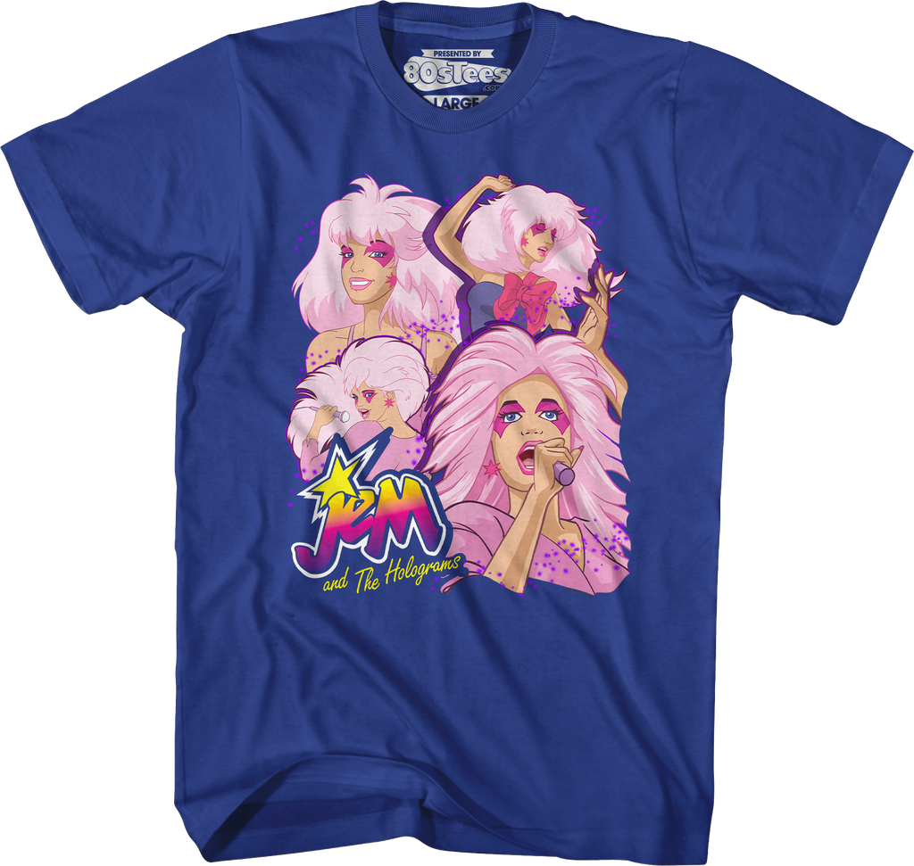 Singer Collage Jem And The Holograms T-Shirt