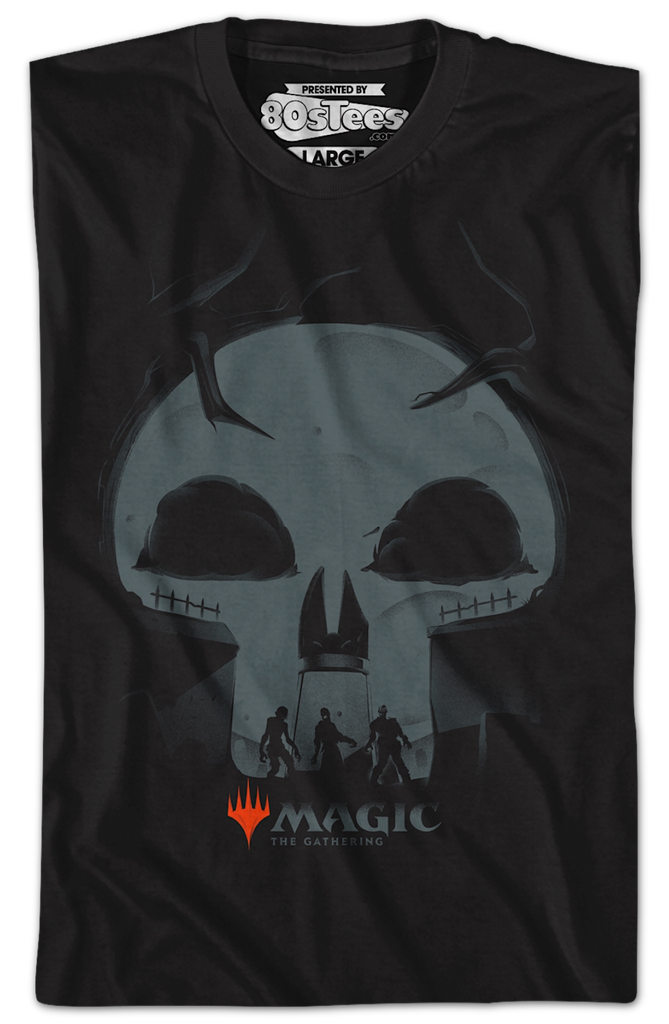 Skull Symbol Magic The Gathering T-Shirt