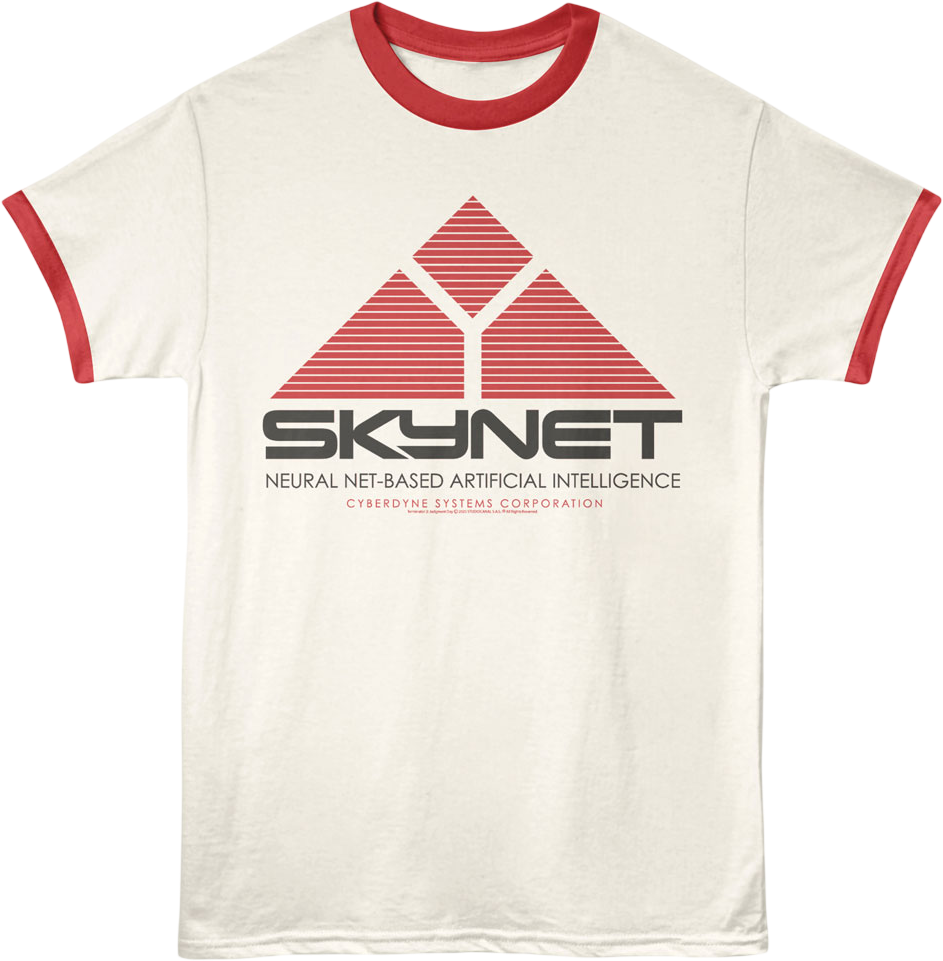 Skynet Logo Terminator Ringer Shirt