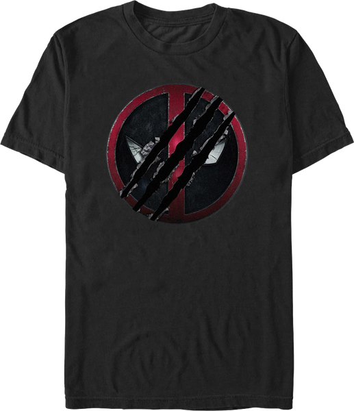 Slashed Logo Deadpool & Wolverine Marvel Comics T-Shirt