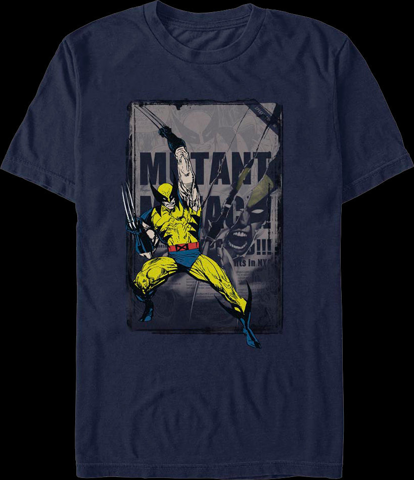 Slashed Wolverine Marvel Comics T-Shirt