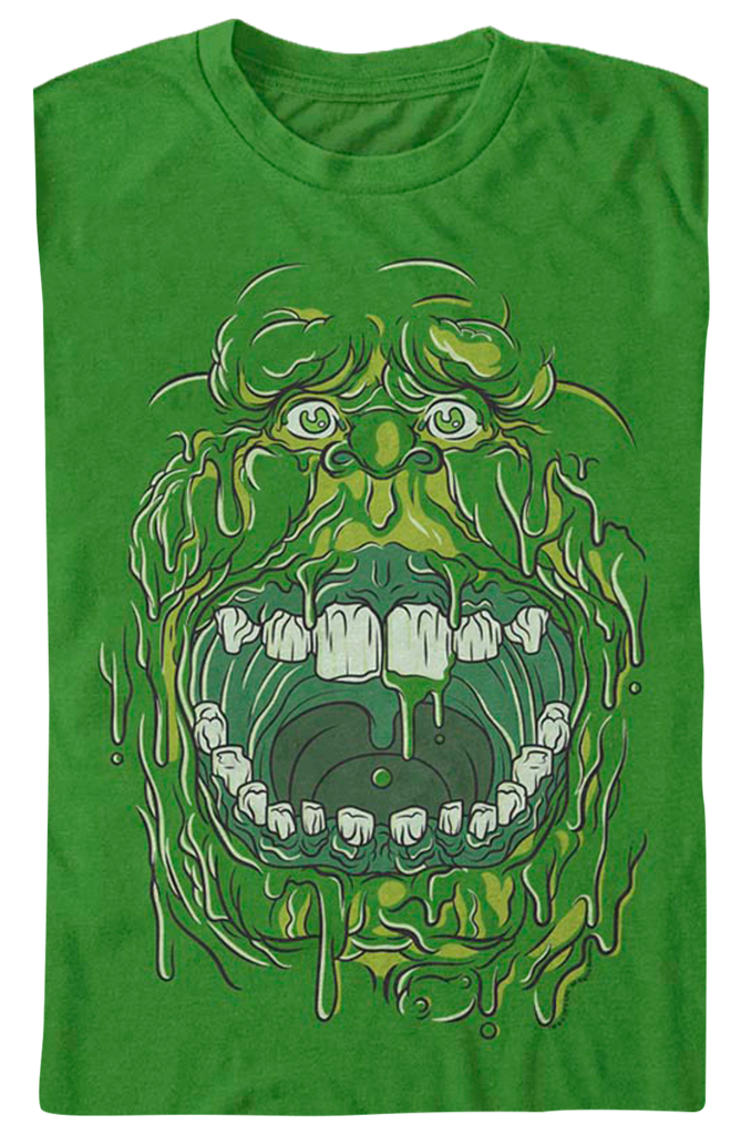 Slimer Face Ghostbusters T-Shirt