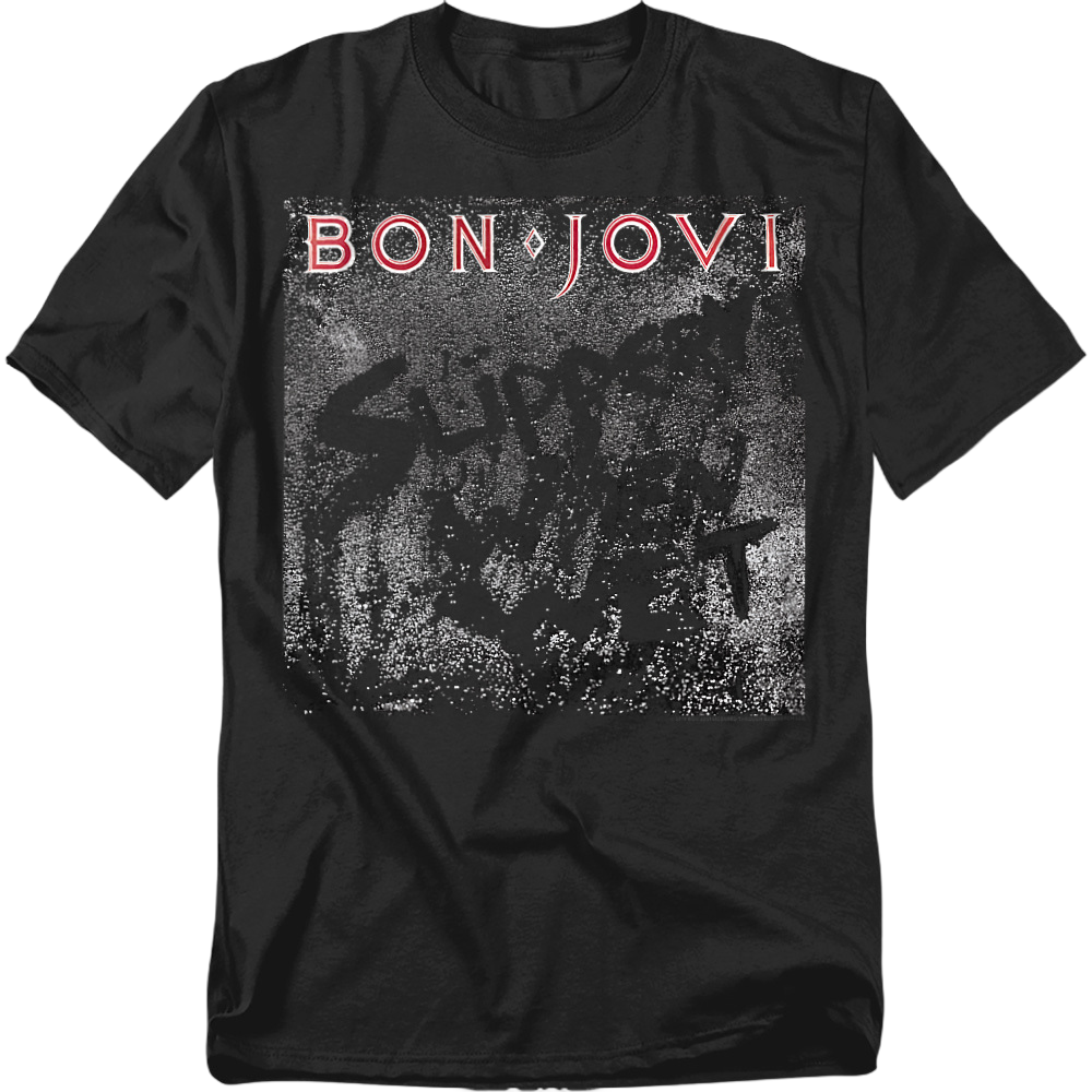 Slippery When Wet Cover Bon Jovi T-Shirt