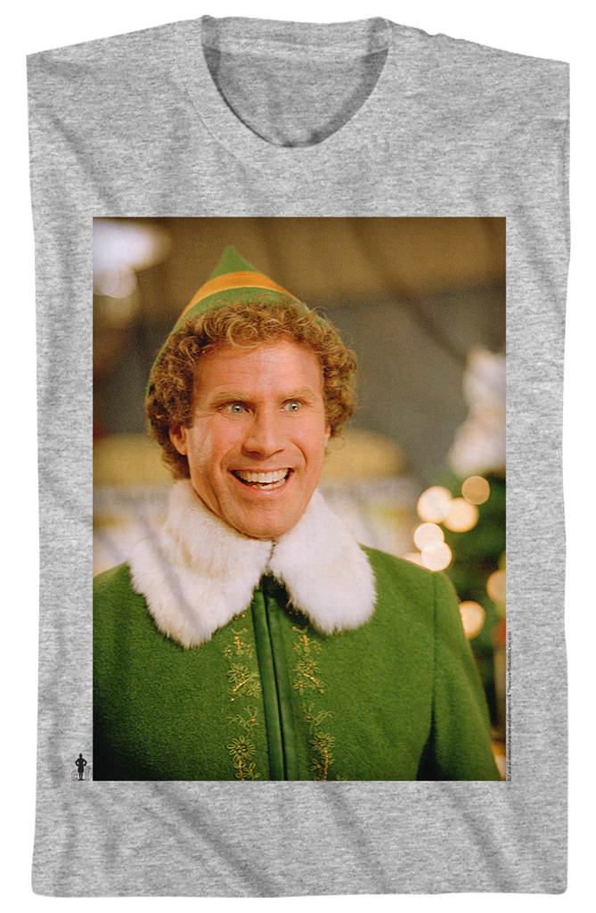 Smiling Elf T-Shirt: Elf Mens T-Shirt