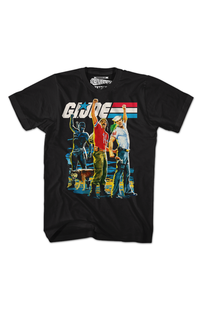 Snake Eyes, Bazooka, Shipwreck Yo Joe! GI Joe T-Shirt