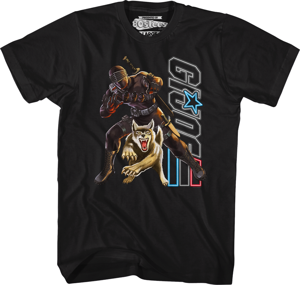 Snake Eyes & Timber Action Poses GI Joe T-Shirt