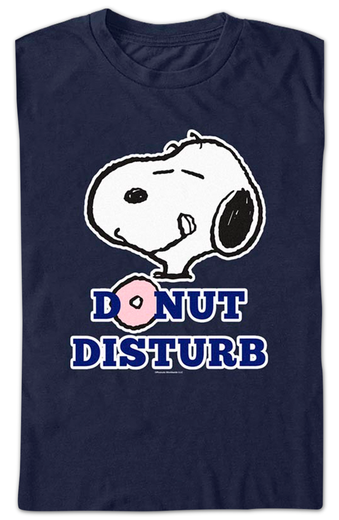 Snoopy Donut Disturb Peanuts T-Shirt