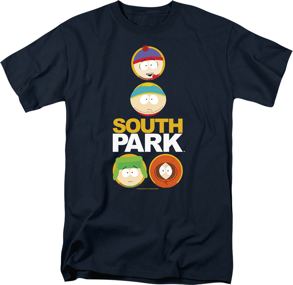 Solid Circles South Park T-Shirt