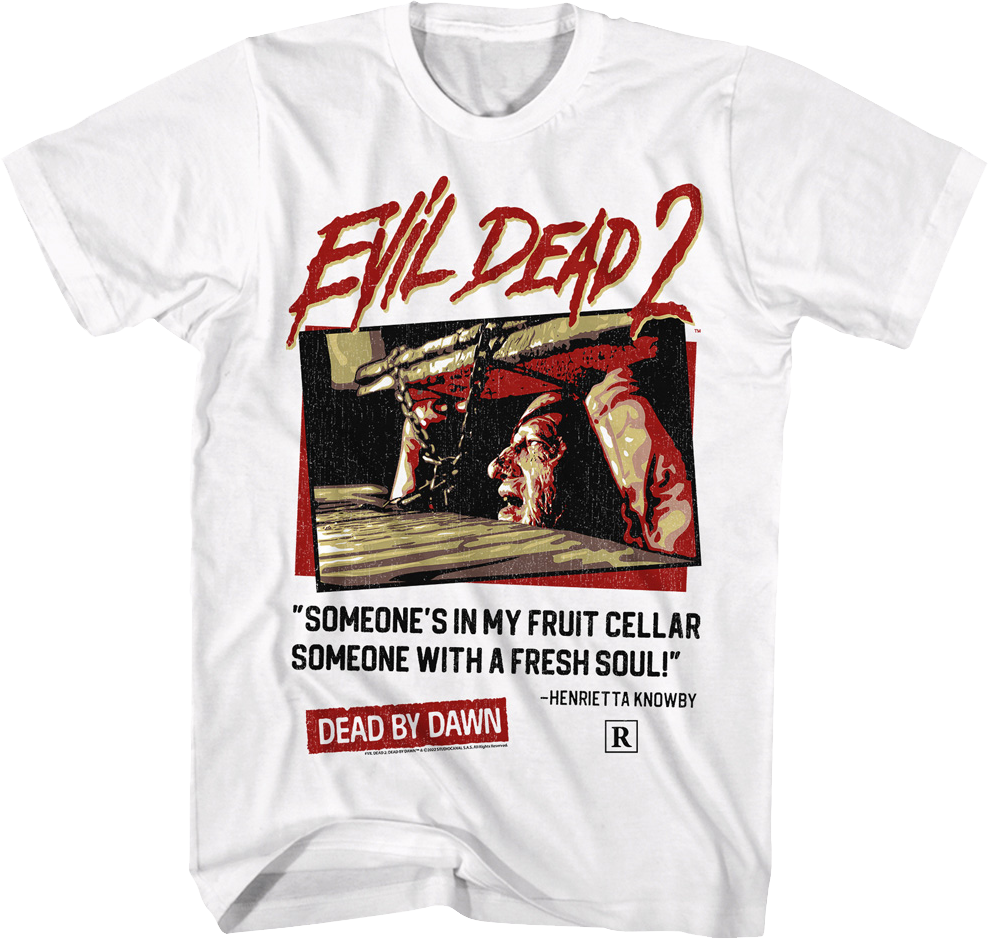 Someone's In My Fruit Cellar Evil Dead T-Shirt