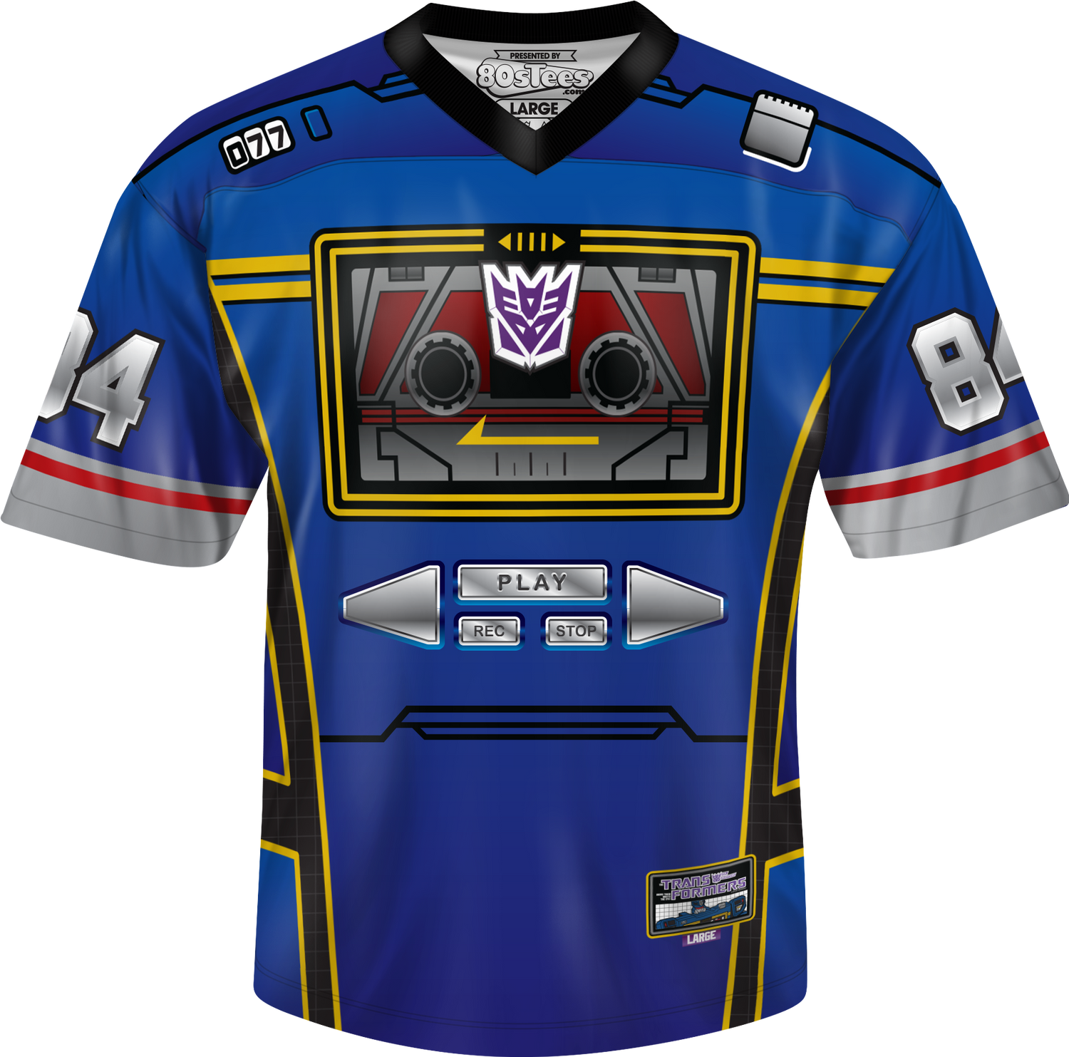 Soundwave Transformers Football Jersey