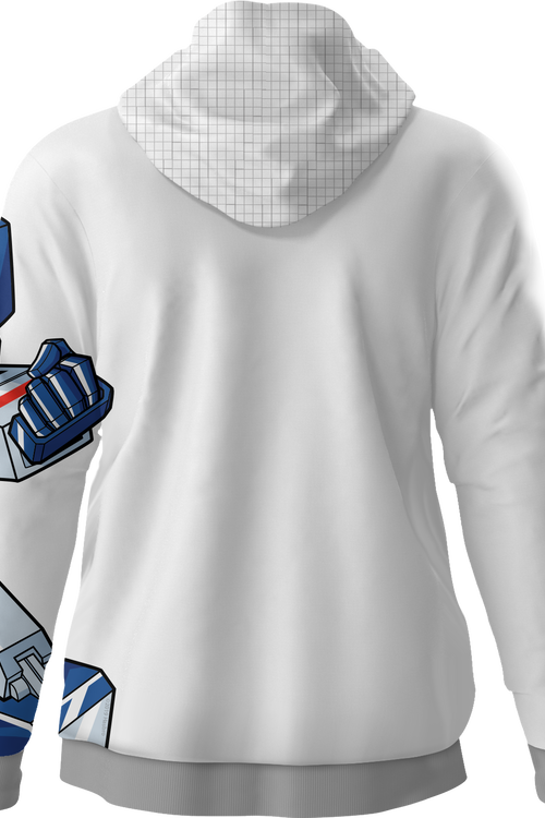 Soundwave Transformers Premium Zippered Hoodie