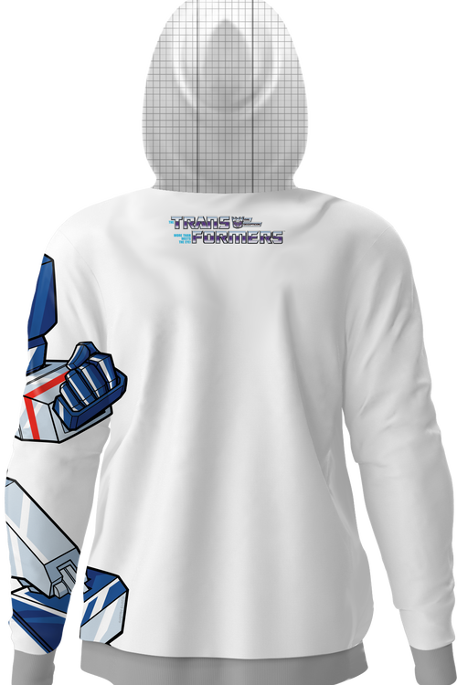 Soundwave Transformers Premium Zippered Hoodie