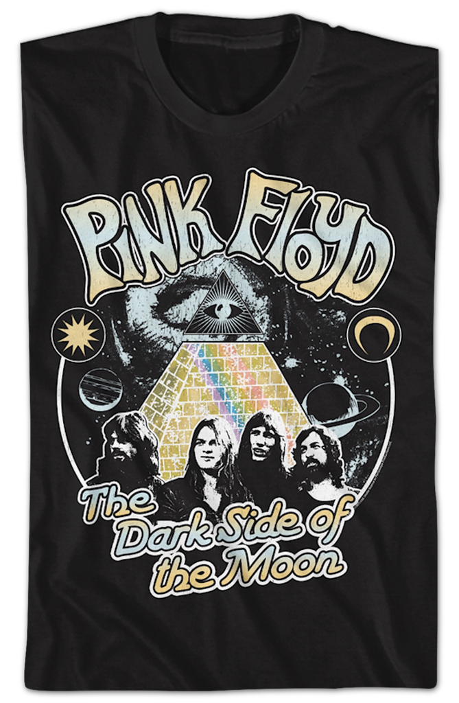 Space Pyramid Dark Side of the Moon Pink Floyd T-Shirt