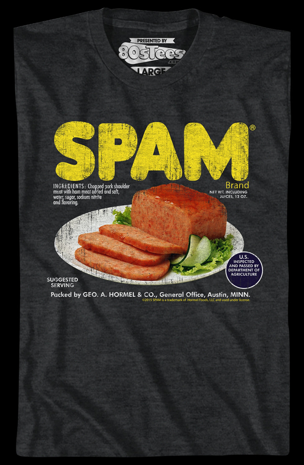Spam T-Shirt: Spam Brand Mens T-Shirt
