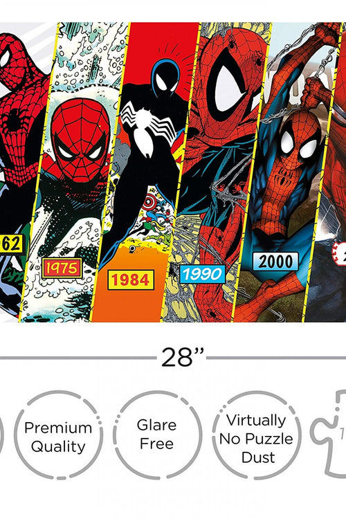 Spider-Man Costume Timeline 1000 Piece Marvel Comics Puzzle