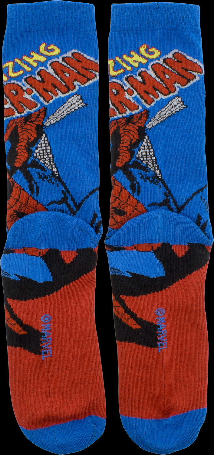 The Amazing Spider-Man Marvel Comics Socks