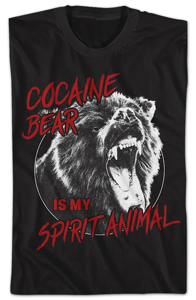 Spirit Animal Cocaine Bear T-Shirt