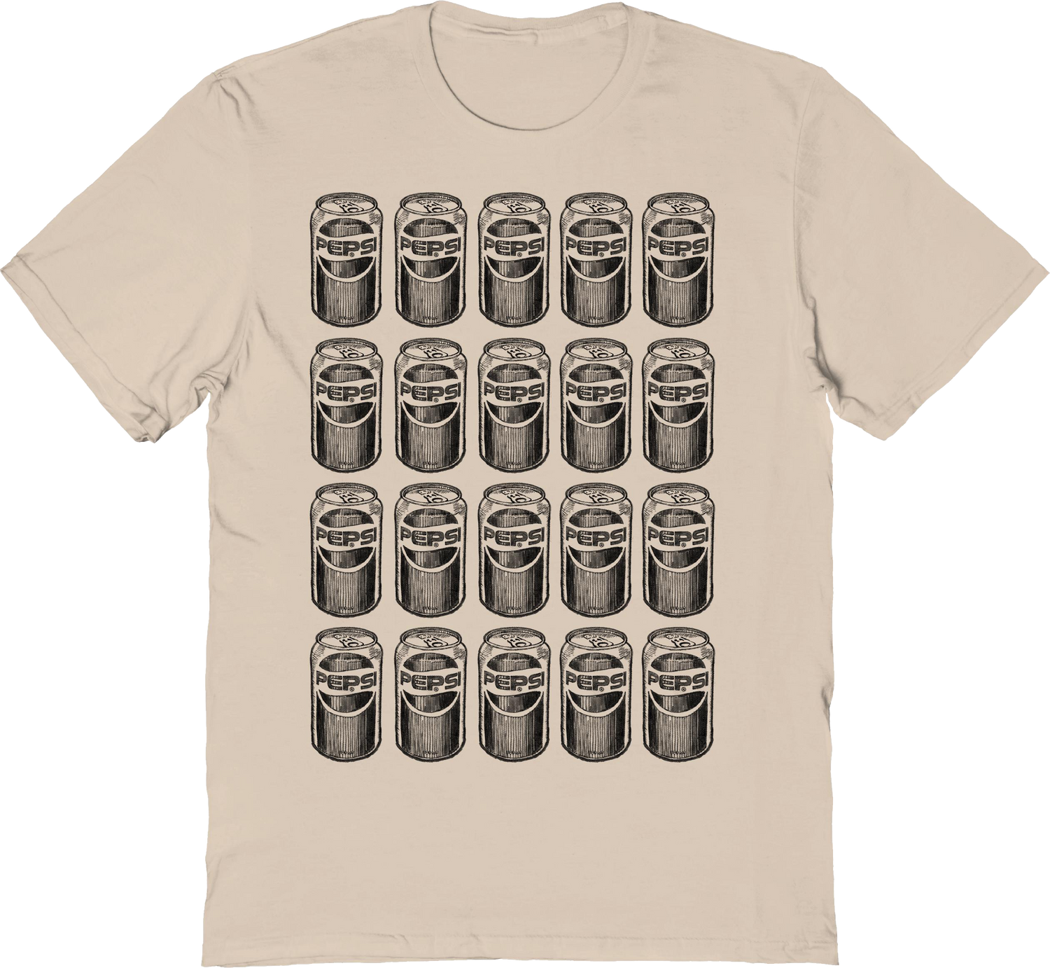 Stacked Cans Pepsi T-Shirt
