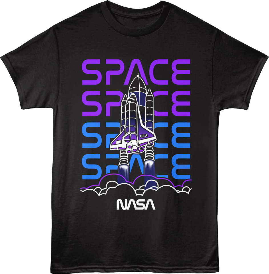 Stacked Space NASA T-Shirt
