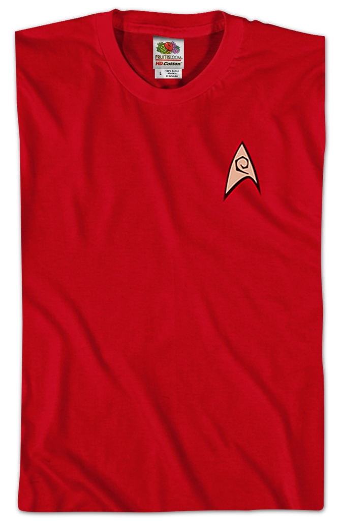 Star Trek Engineering Uniform T-Shirt: Star Trek Mens T-shirt