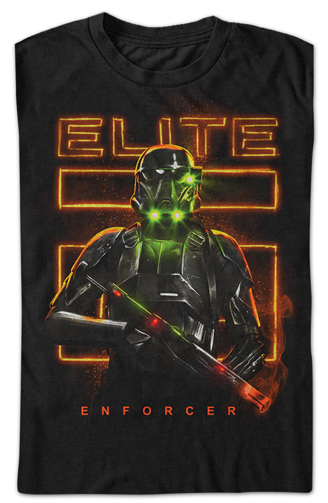 Star Wars Rogue One Elite Enforcer T-Shirt: Star Wars Mens T-Shirt