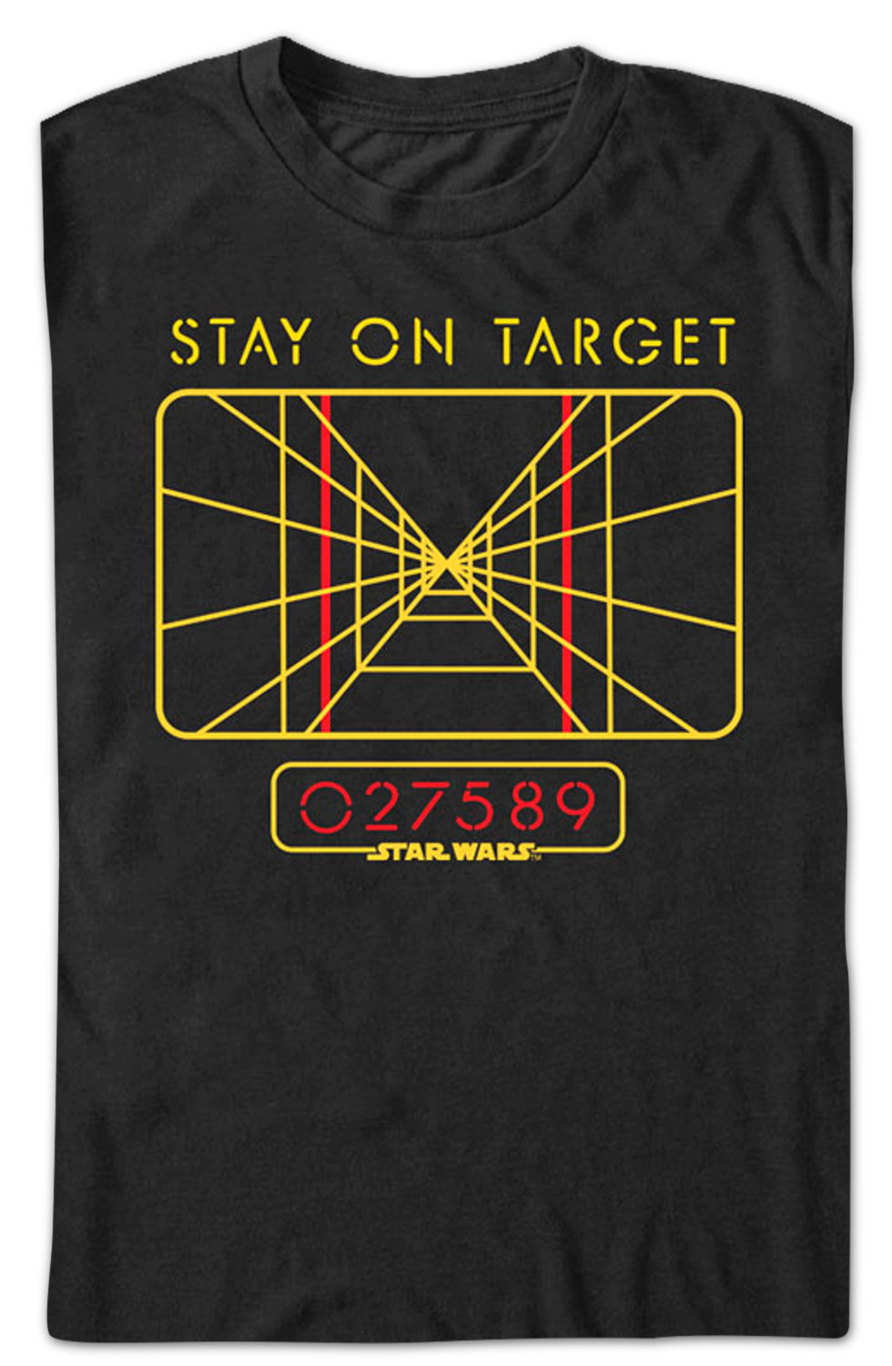 Star Wars Stay On Target T-Shirt: Star Wars Mens T-Shirt