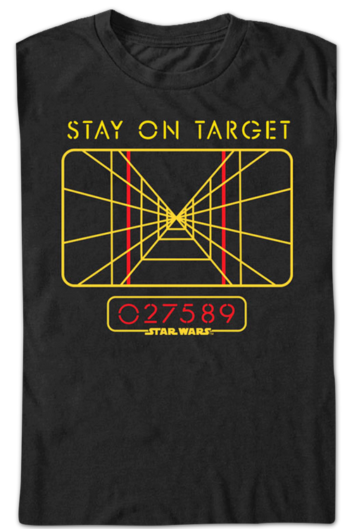 Star Wars Stay On Target T-Shirt: Star Wars Mens T-Shirt